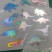 Dinosaurs Holographic Dino Dinosaur Stickers Rainbow Dinosaur Decal ...
