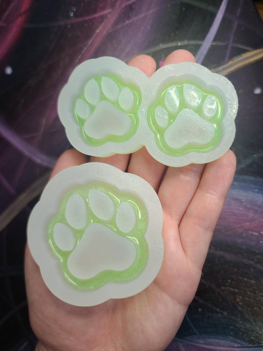 Paw Mold Paw Print Handmade Mold Premium Silicone Mold Epoxy Earring ...