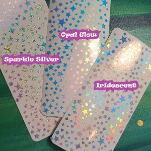 Tiny Sparkle Stickers Vinyl GLOW Star Waterproof Tiny Stars Small ...