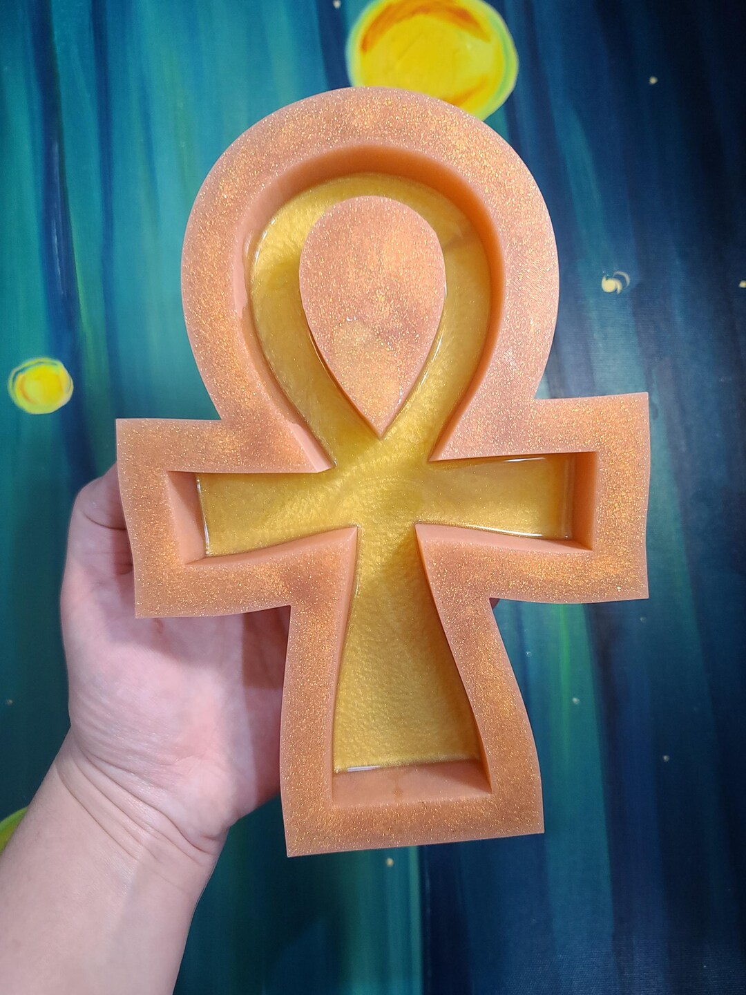 XL Ankh Mold Deep Silicone Mold Standing Mold - Etsy