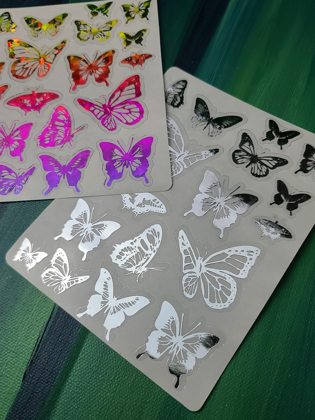 Butterfly Stickers Holographic Butterfly Sticker Sheet Holographic ...
