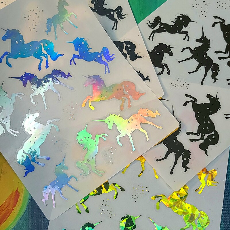 Sticker Unicorn - Etsy