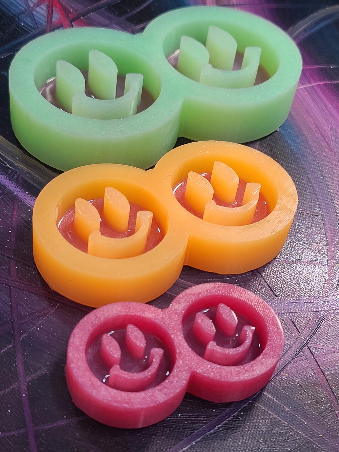 BIG Smiley Face Mold Set Silicone Mold Epoxy Earring Magnet Silicone ...
