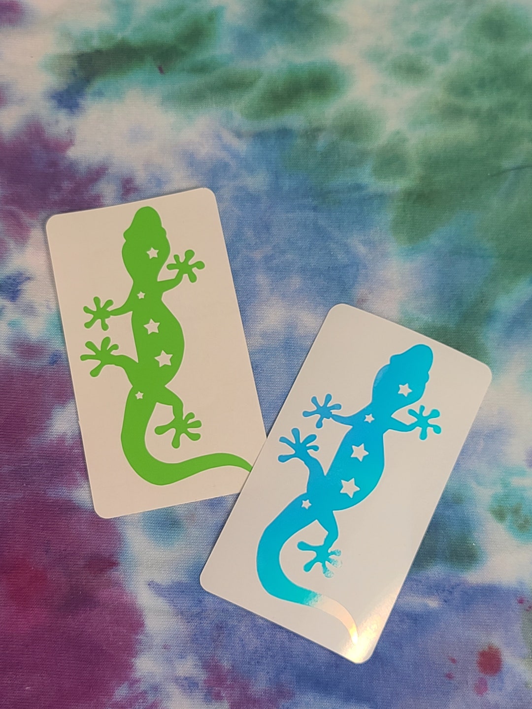 Vinyl Gecko Stickers Waterproof Sticker Holographic Vinyl Glow in the ...