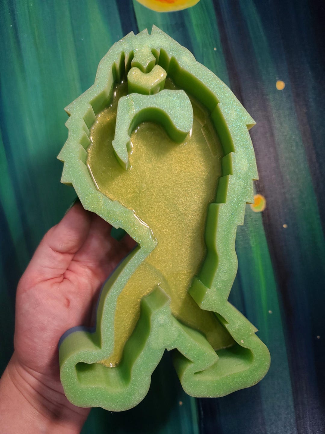 MOLD XL Bigfoot Handmade Mold Standing Silicone Mold Silicone Bigfoot ...