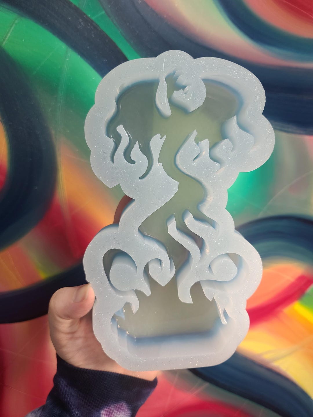 Phoenix Mold Silicone Mold Silicone Big Phoenix Bird Mold UV Mold Clear ...