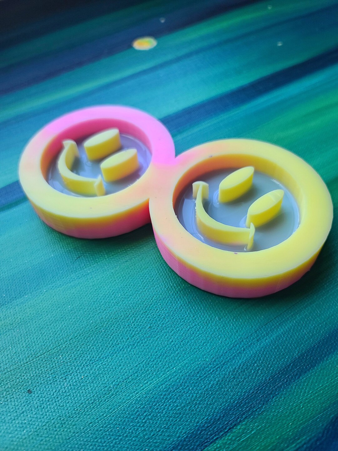 BIG Smiley Face Mold Set Silicone Mold Resin Art Silicone Smiley Mold ...