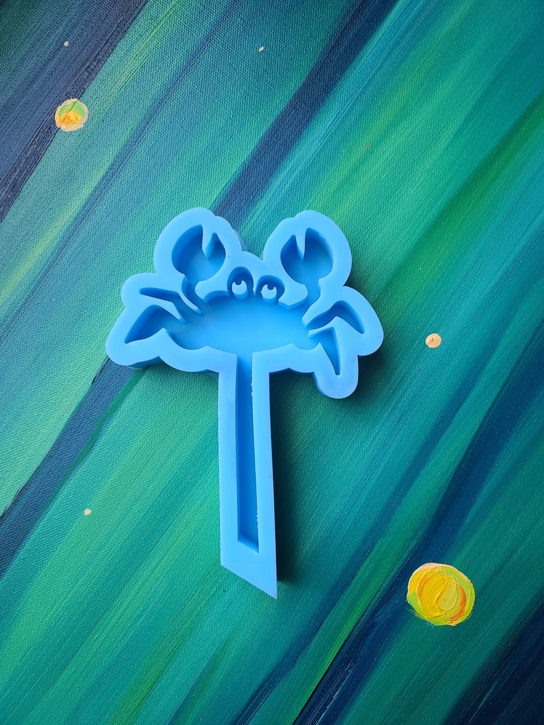 Crab Plant Stake Mold Silicone Mold Plant Mold Crab Mold Premium ...