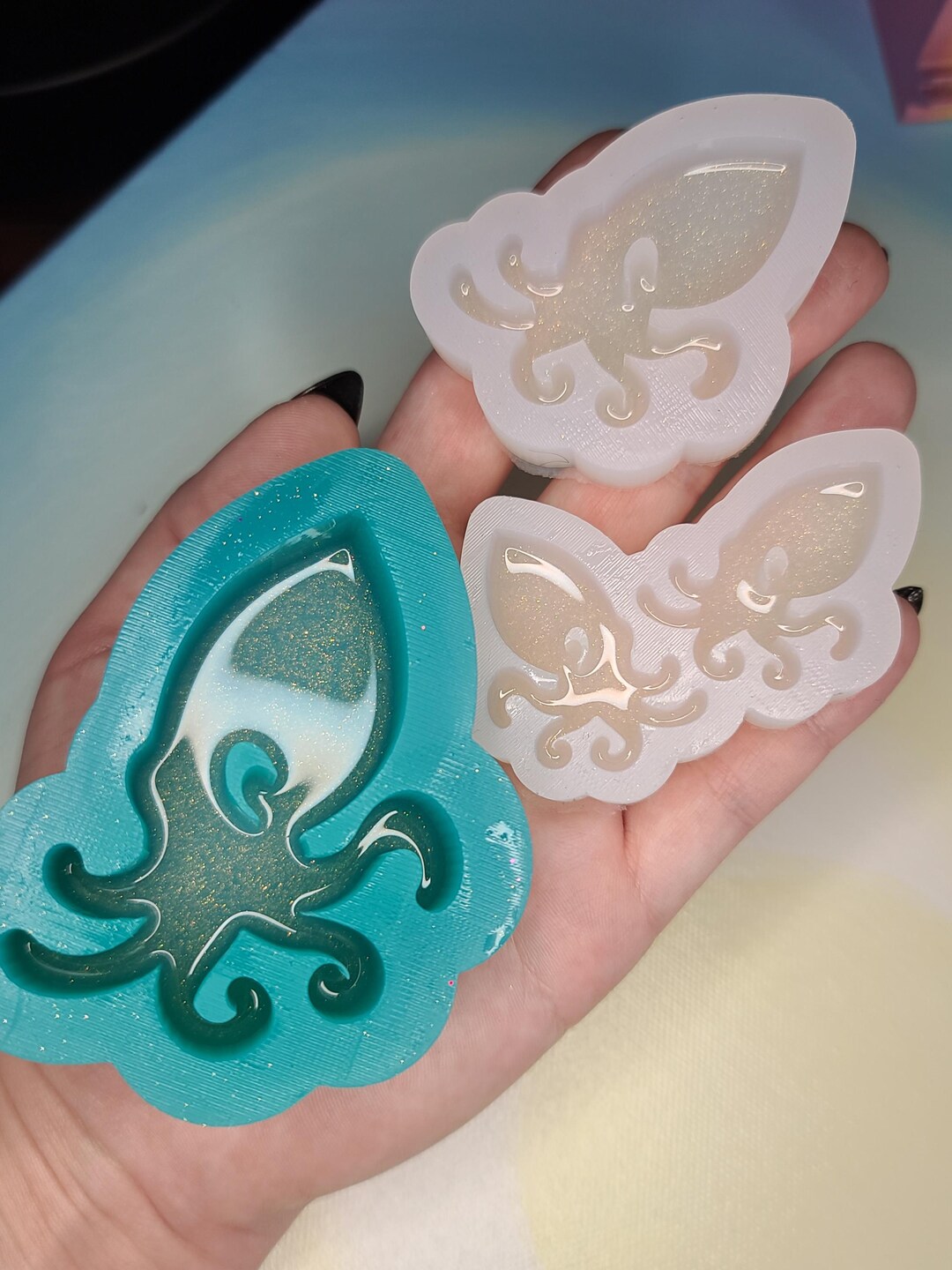 Cuttlefish Mold Deep Silicone Mold Silicone Beach Mold Premium Silicone ...