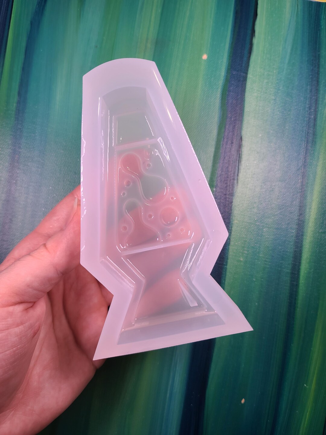 3d Lava Lamp Mold Standing Deep Domed Glossy Mold Handmade Silicone ...