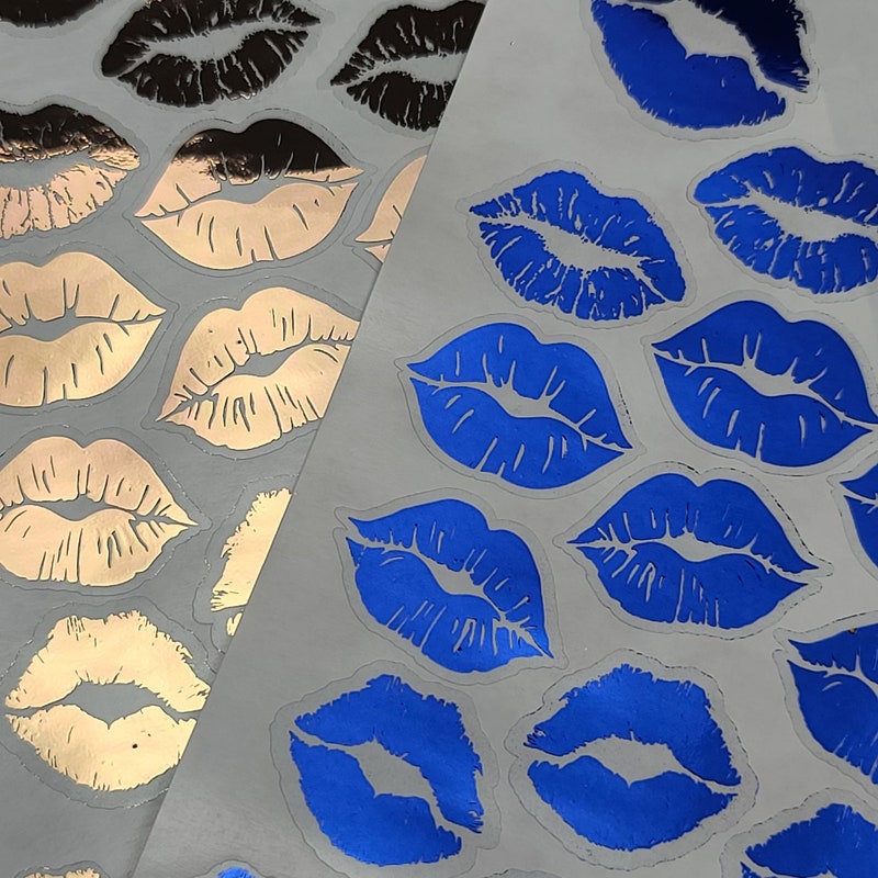 Lips Nail Stickers - Etsy