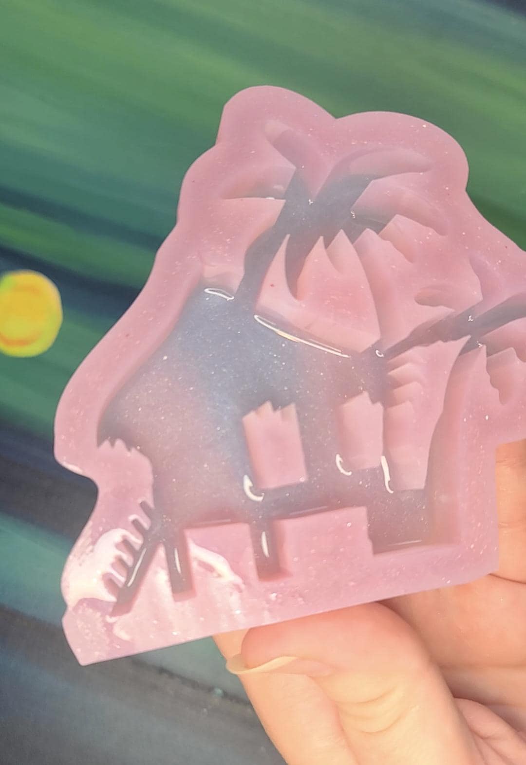 Tiki Hut Handmade Mold Small Standing Tropical Mold Silicone Mold ...