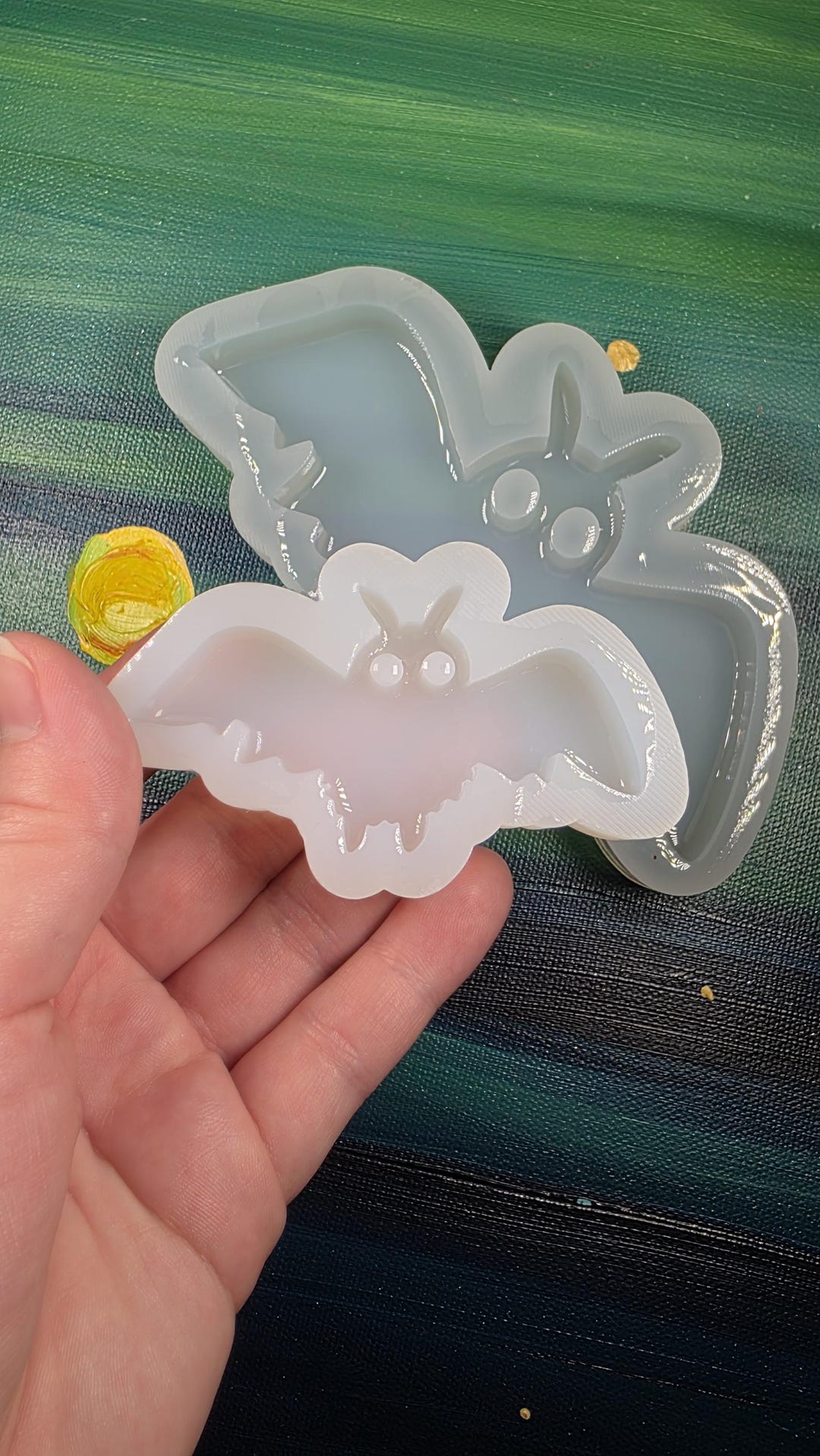 Flying Mothman Silicone Mold • Handmade Cryptid Craft Mold • UV Epoxy ...