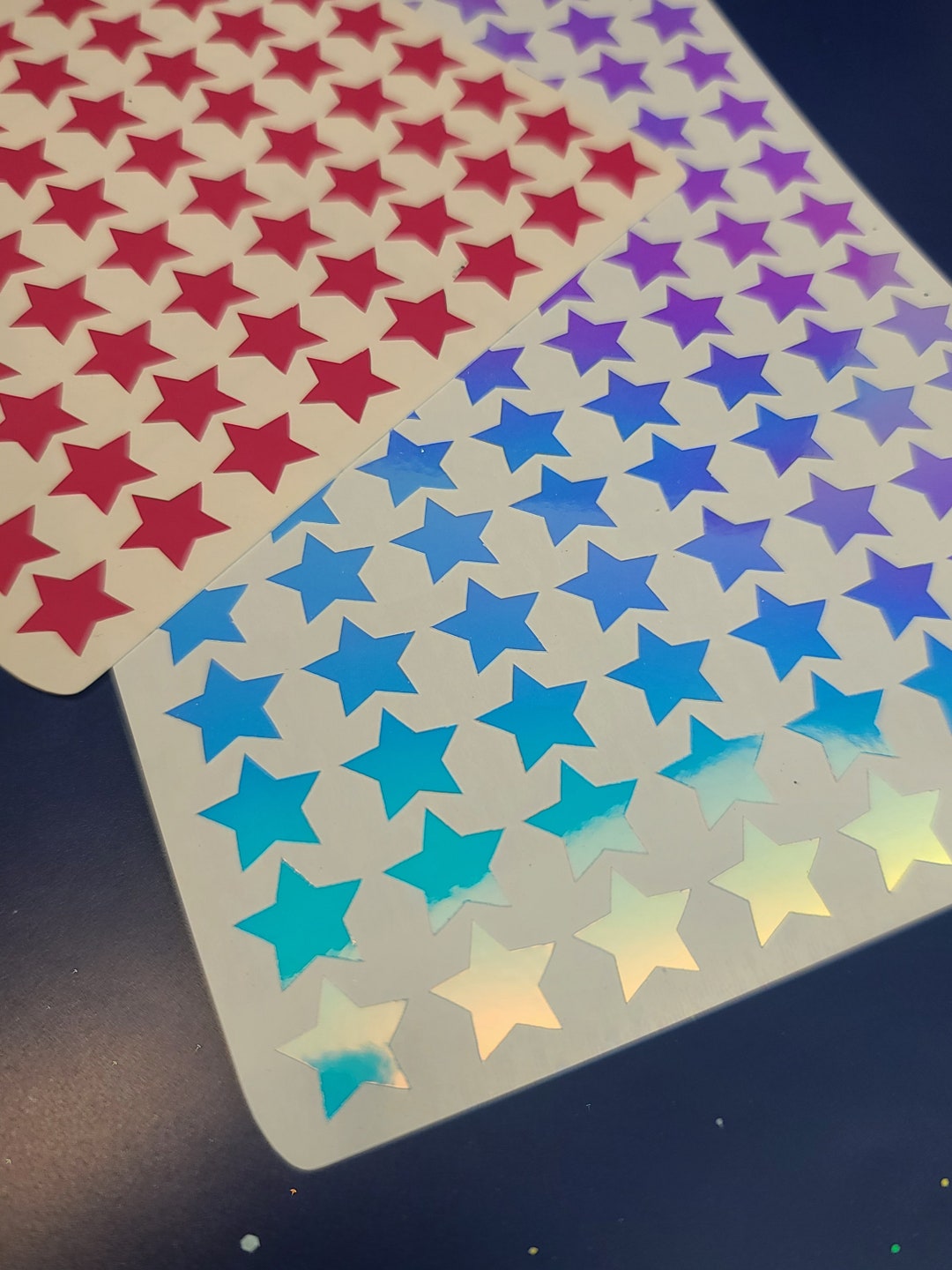 Half Inch Star Stickers Vinyl Star Waterproof Stars - Etsy
