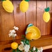 Lemon Garland / Handmade / Lemon Bunting / Summer Decor / Felt - Etsy