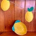 Lemon Garland / Handmade / Lemon Bunting / Summer Decor / Felt - Etsy