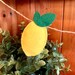 Lemon Garland / Handmade / Lemon Bunting / Summer Decor / Felt - Etsy