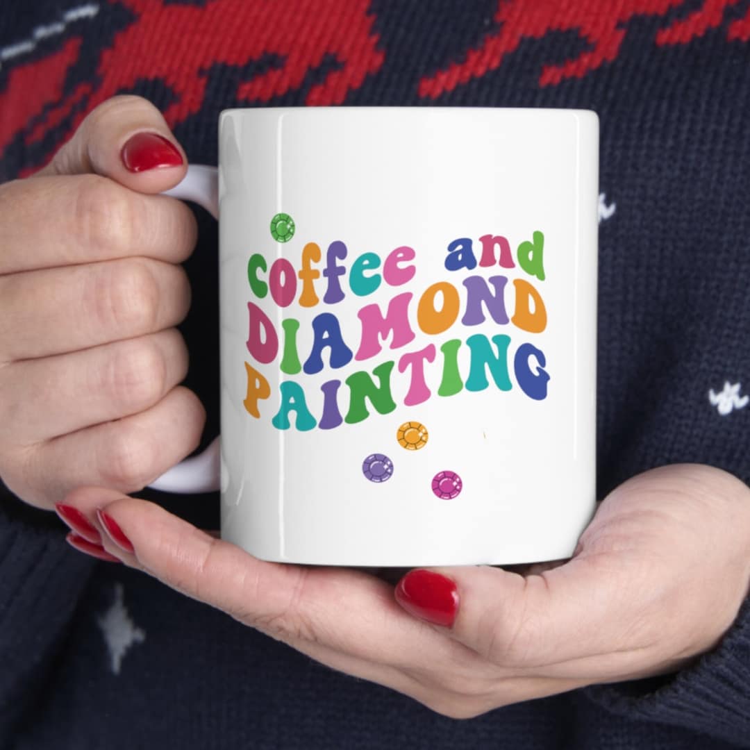 Diamond Painting Mug, Diamond Art, Diamond Drills, Cute Diamond ...