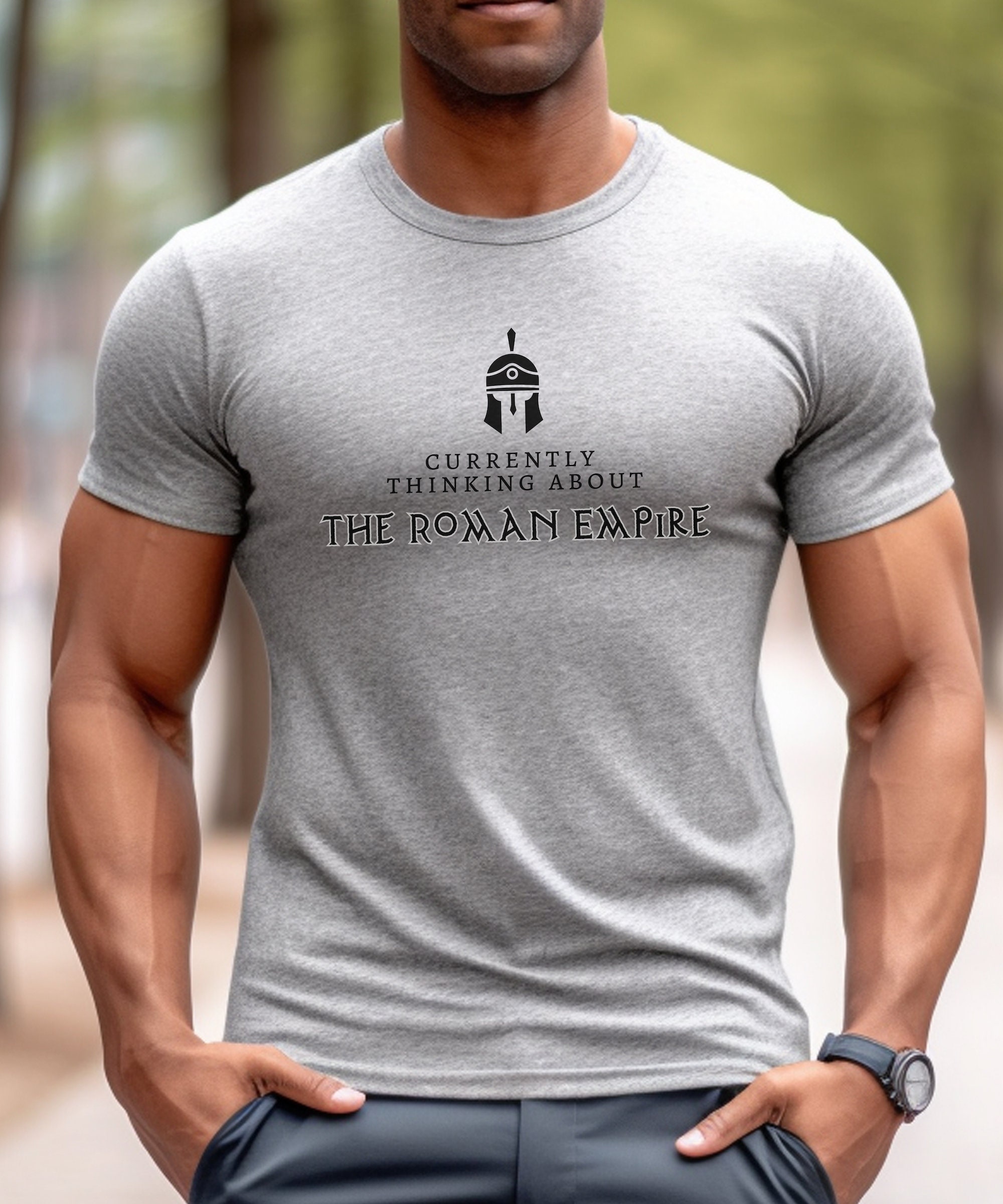 Thinking About the Roman Empire, Dad Shirt, Funny Shirt for Men, Gift ...