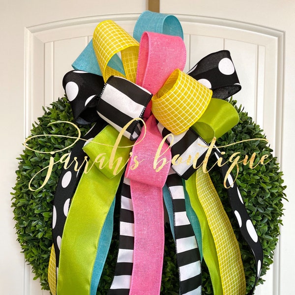 Bows For Wreaths Etsy