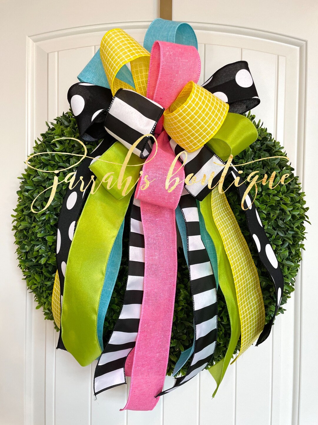 Spring, Summer Bows for Wreaths, Wreath Bows, Lanterns, Flag Holders ...