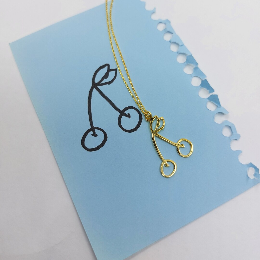 14K Gold Personalized Logo Pendant Necklace | Custom Design Jewelry - Etsy