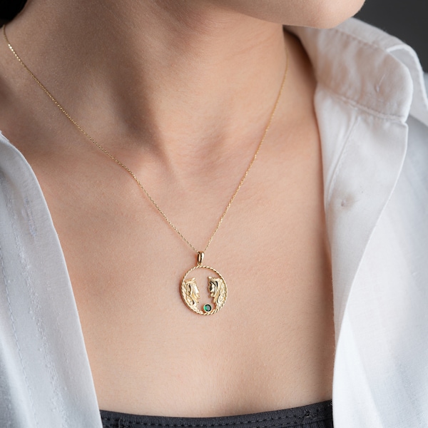 Gemini Pendant - Etsy