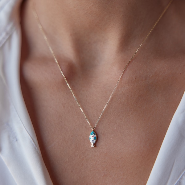 Fish Necklace - Etsy