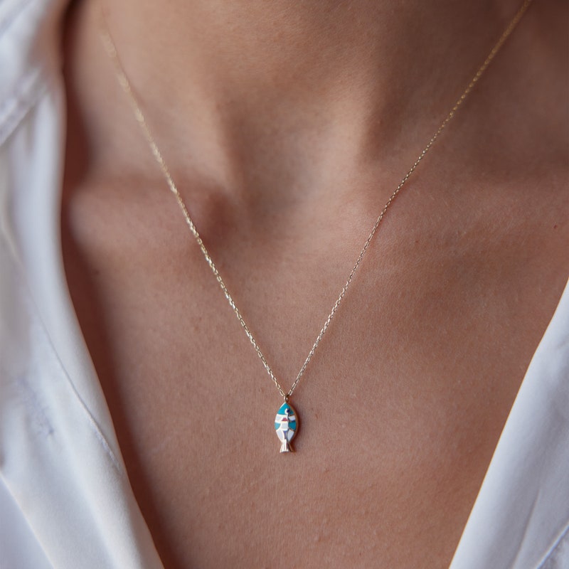 Fish Necklace - Etsy