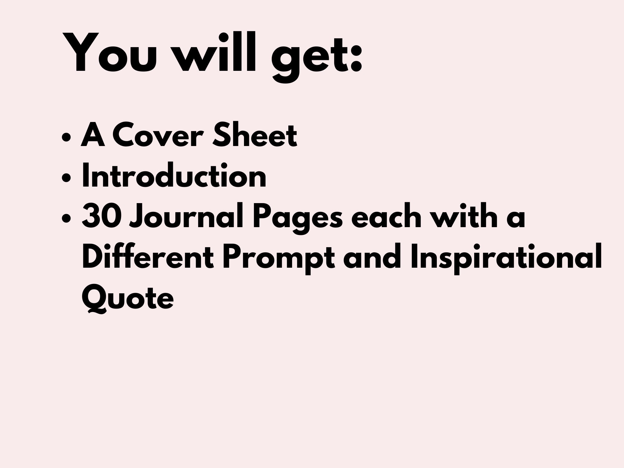 30 Day Gratitude Journal Printable Each Day With a New - Etsy UK