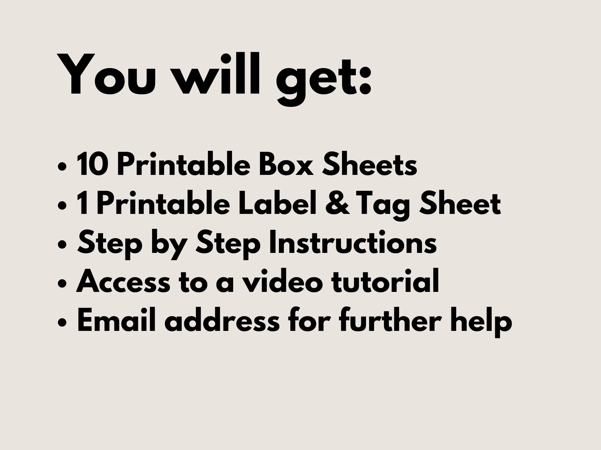 Map Design Printable Box Template, Gift Box, Storage Box, DIY Paper Box ...