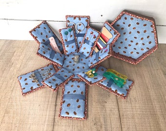 Etui / Exploding Sewing Box Tutorial and Pattern Pdf. Instant Download ...