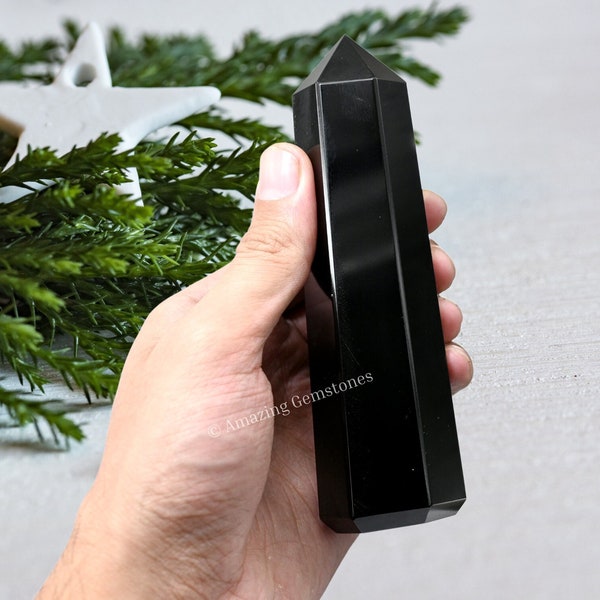 Obsidian Wand - Etsy