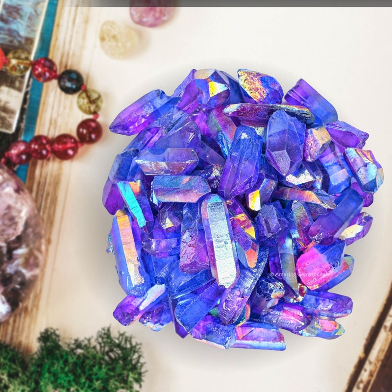 Tanzine Aura Quartz - Etsy