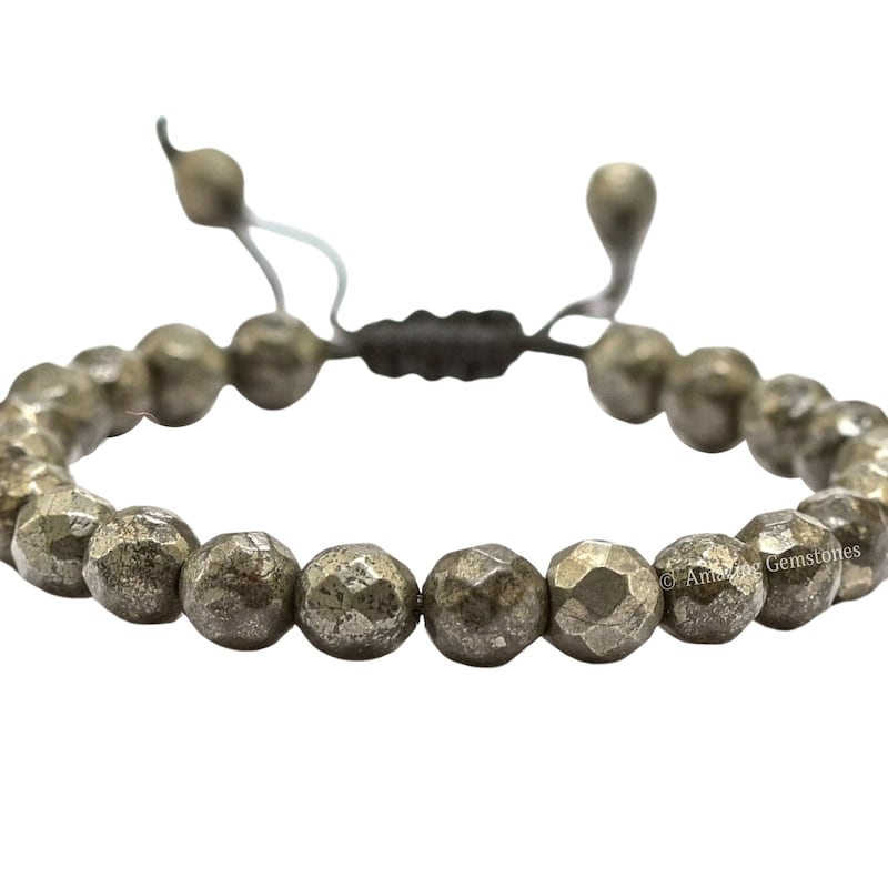 Stone Pyrite Bracelet - Etsy
