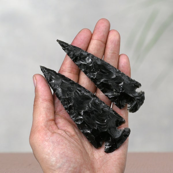 Obsidian Arrowheads - Etsy