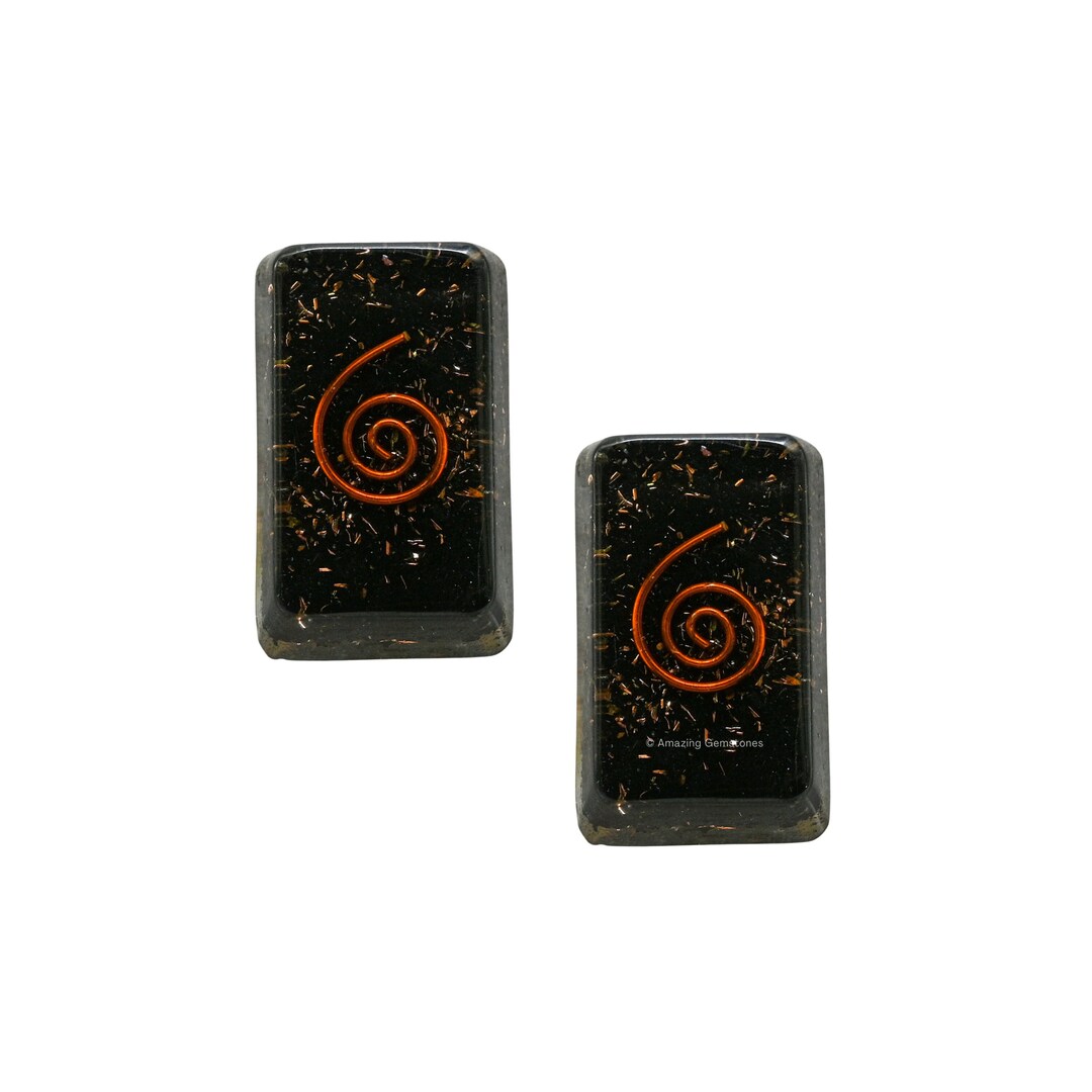 Shungite Orgonite Laptop Sticker Pack of 2, Designed to Protect Harmful ...