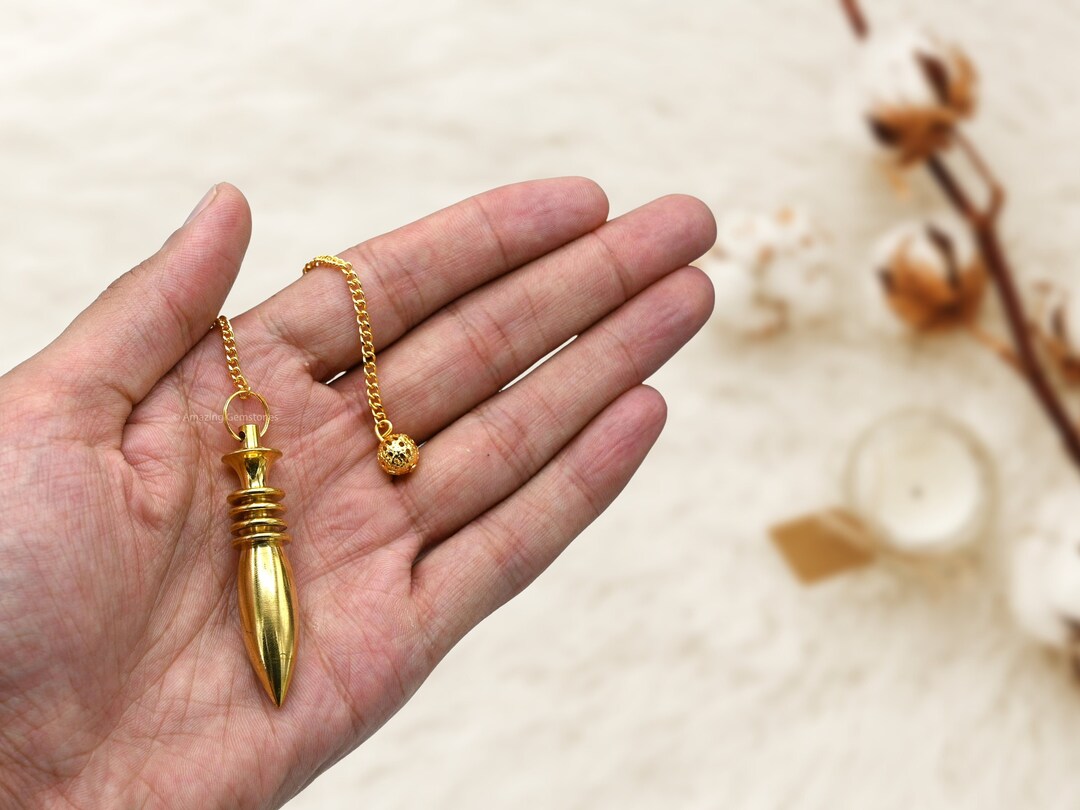 ISIS Metal Pendulum Divination Tools for Energy Healing, 4 ISIS Ring ...