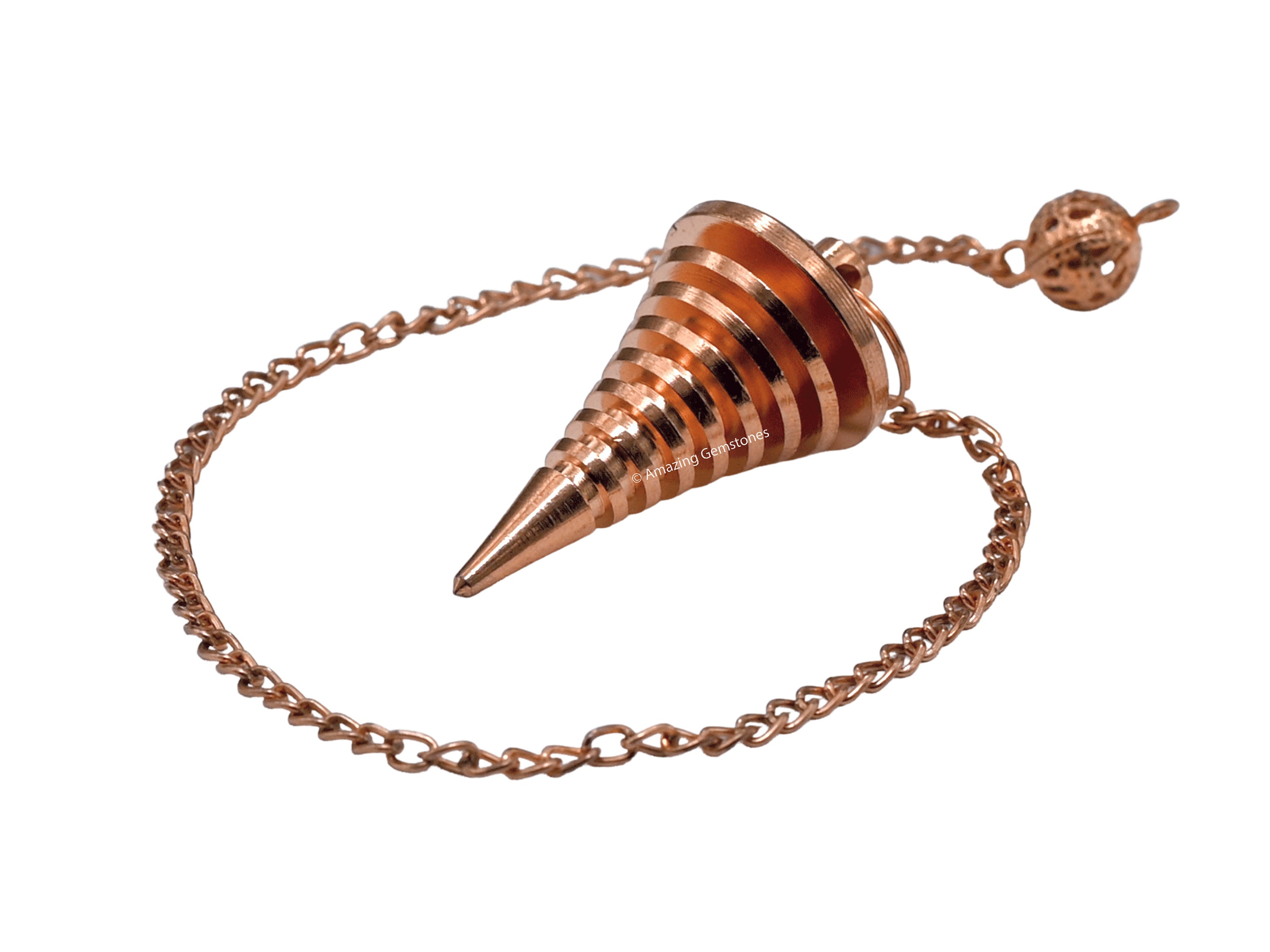 Vertical Copper Dowsing Pendulum, Energy Healing Divination Tool - Etsy