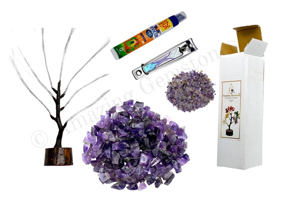 Do It Yourself Amethyst Crystal Decor Kit DIY Craft Kit for - Etsy