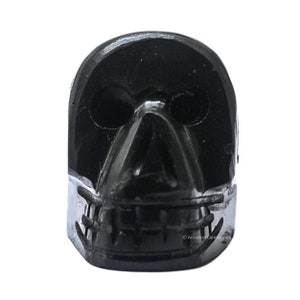 Shungite Healing Crystal Skull Head, Skull for Meditation, Balancing ...