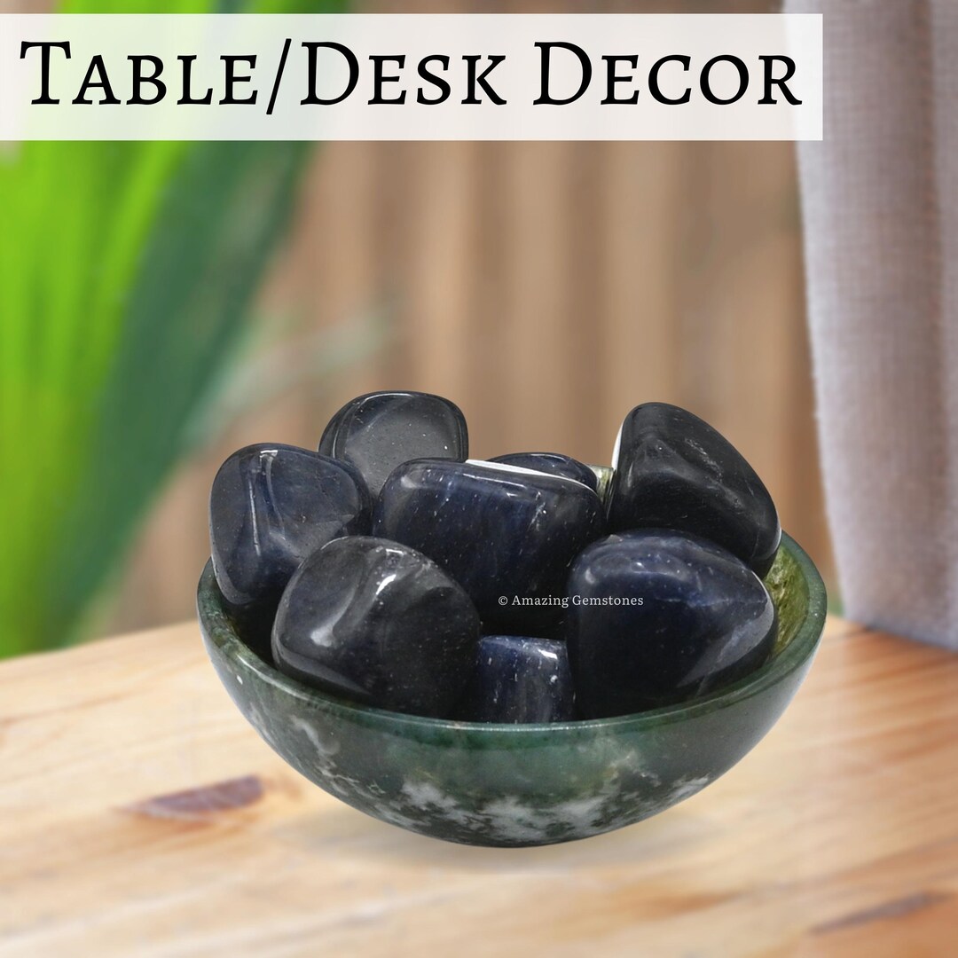 Blue Aventurine Tumbled Polished Stones, Natural Gemstones, Protection ...