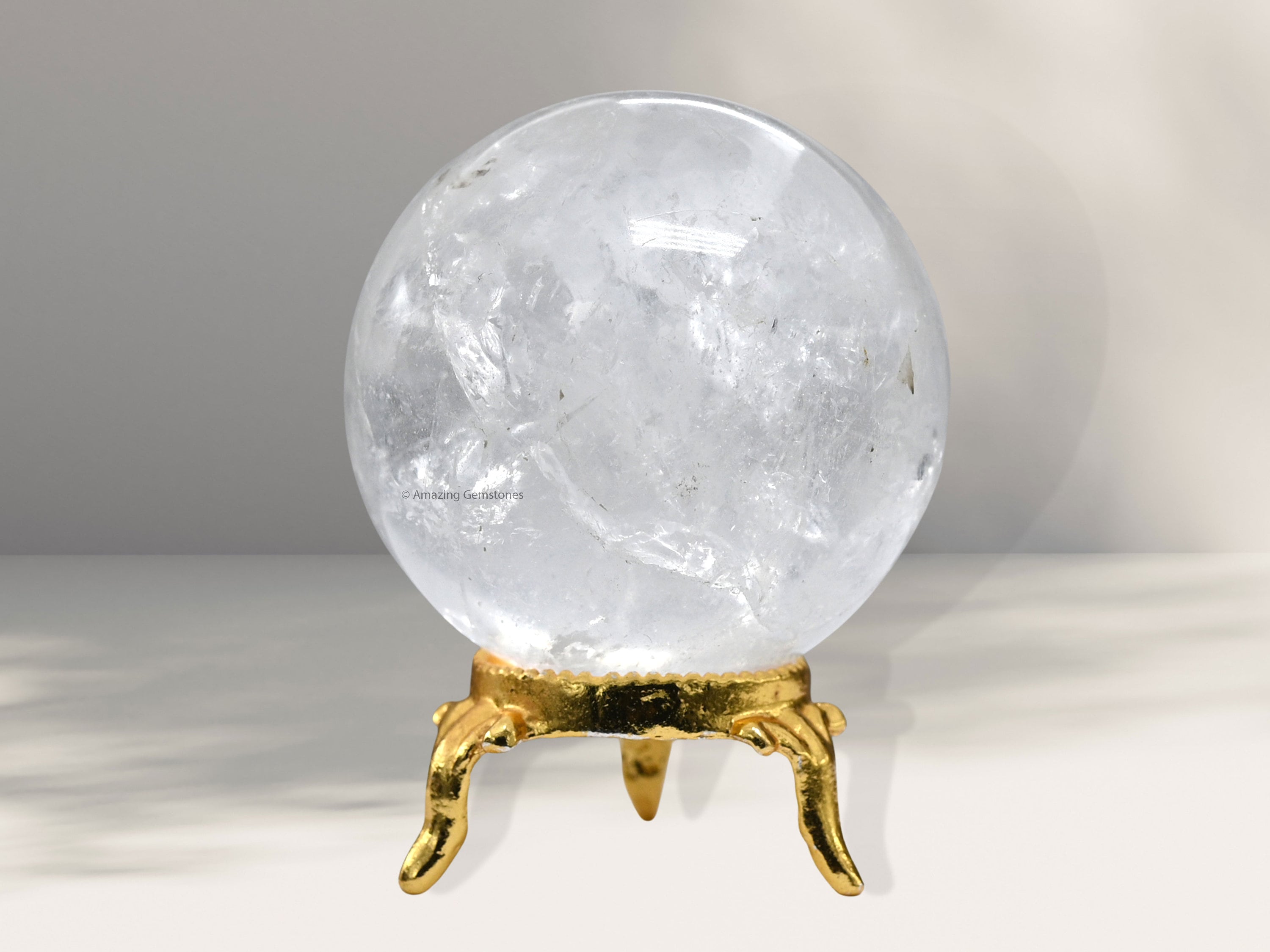 Large Crystal Ball Stands Metal Dragonfly Sphere Stand, Crystal Sphere