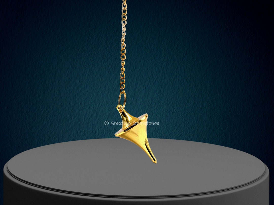 Brass Metal Pendulum Divination Tools for Energy Healing Disc - Etsy