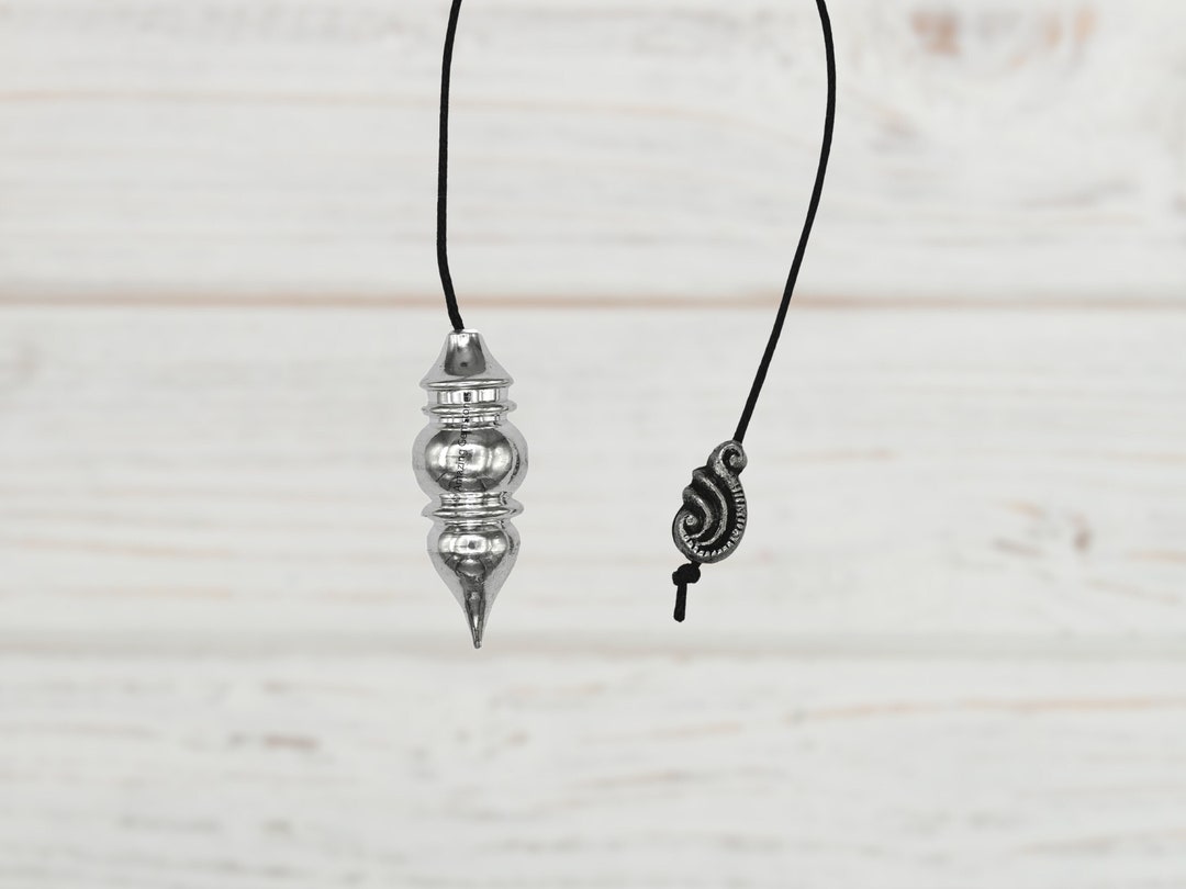 Silver Metal Pendulum Divination Tools for Energy Healing, Silver Tear ...