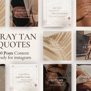 Spray Tan Quotes Instagram Posts | Spray Tanning Tech Essentials ...