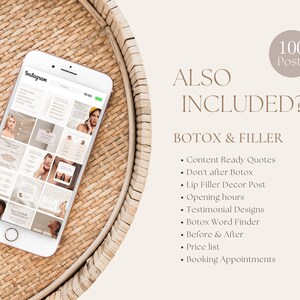 Botox and Filler Customizable Instagram Post Templates, Nurse Injector ...