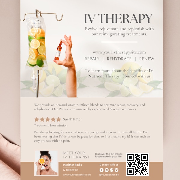 Iv Infusion Flyers - Etsy