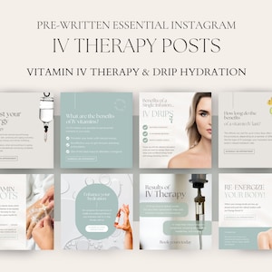 IV Therapy Templates | IV Hydration | Nurse Injector | IV Drip ...