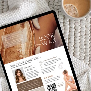 Waxing Flyer Template Canva | Hair Removal Flyer Template | Salon ...